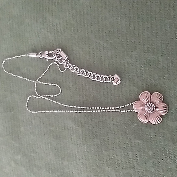 Brighton | Jewelry | Vintage Brighton Petal Pusher Pave Crystal Center ...